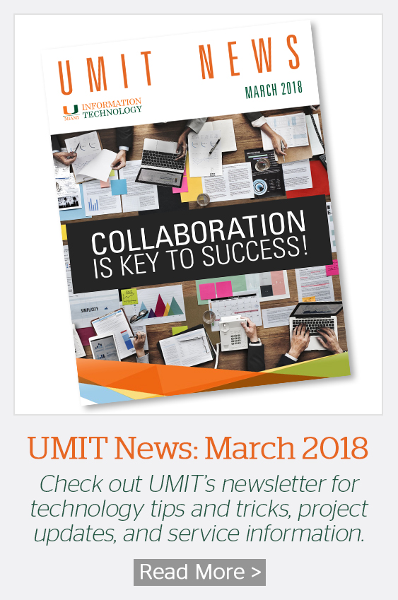 University of Miami Information Technology